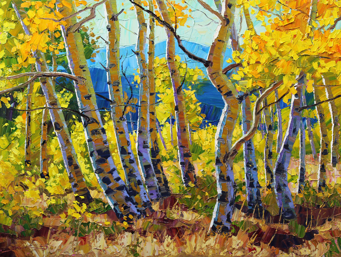 They Grow Together – Carl Bork Oil on Canvas 30 x 40 – Maya Gallery